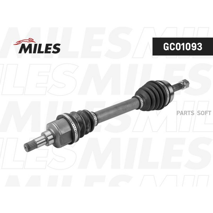 MILES GC01093 Привод в сборе PEUGEOT 206 1.6 98-00 лев. ()