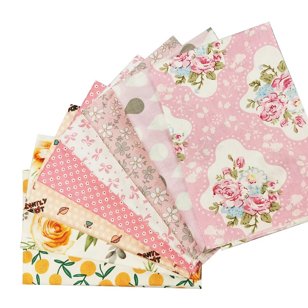 TERAMILA Хлопковые ткани для квилтинга, 7 шт, XWBZ-7pcs-630