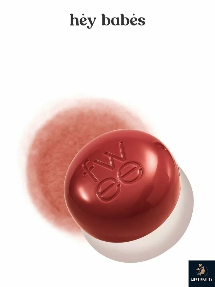 Оттеночное суфле для губ и щёк fwee Lip&Cheek Blurry Pudding Pot, тон RS01 Feel n