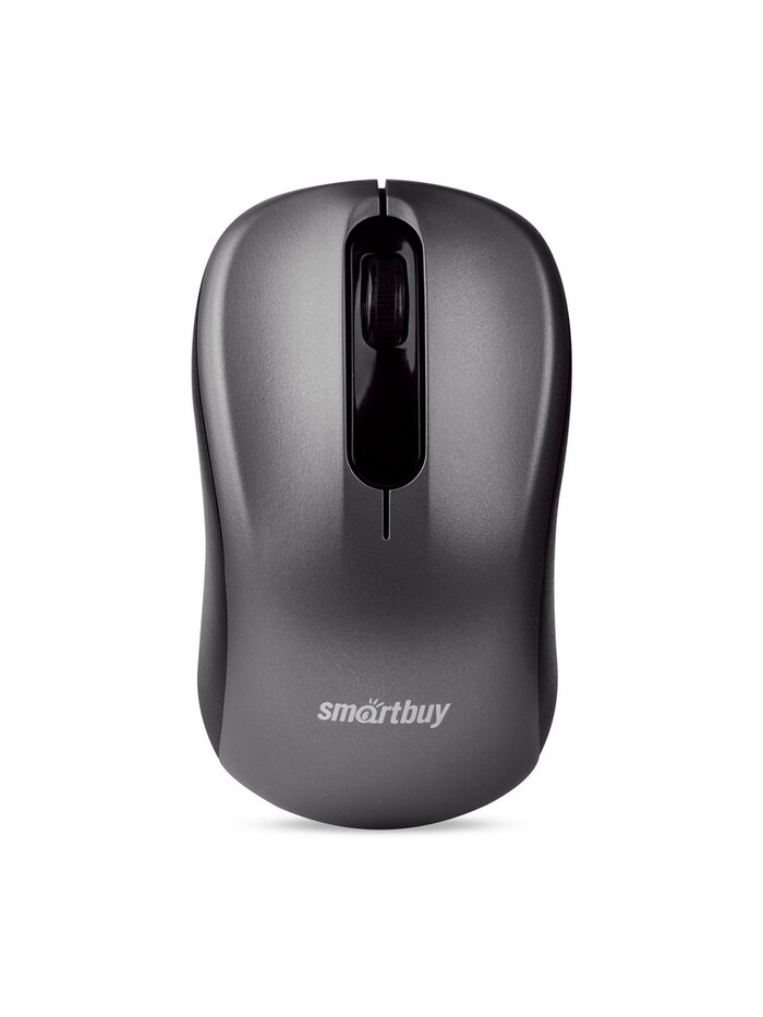 Мышь беспроводная Smartbuy ONE 378, 3 кнопки, 1600 dpi, USB, от батарейки 1хАА, серая