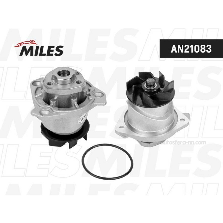 MILES AN21083 Насос водяной AUDI/VW 3.2/3.6 V6 02>
