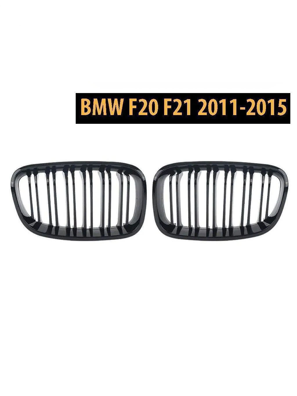 Решетка радиатора BMW F20 F21 (2011-2015) черный глянец