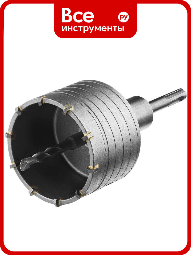 Коронка по бетону SDS-Plus 68 мм HEADROCK 422-010-68 с твердосплавным покрытием