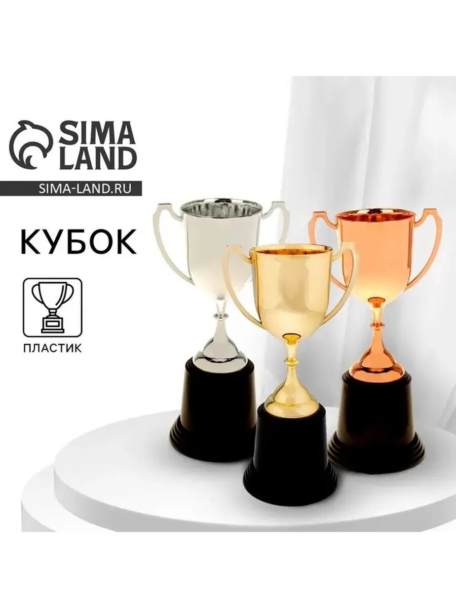 Элегантный бронзовый кубок для победителей