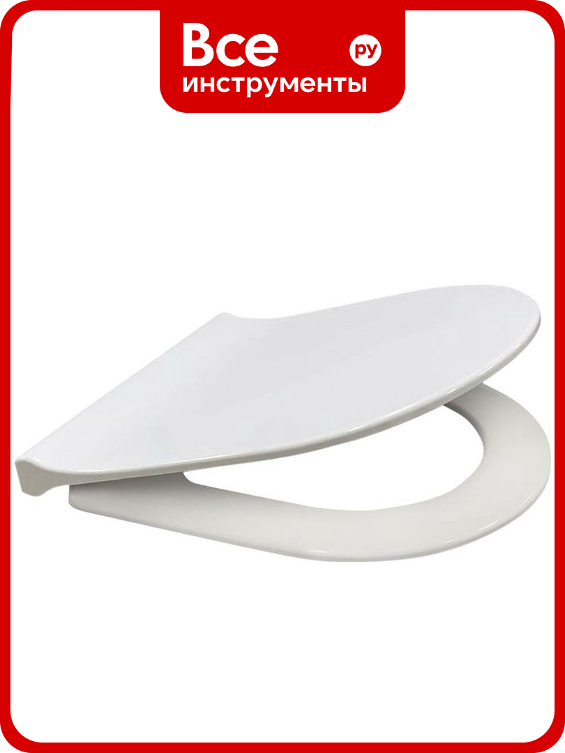 Универсальное сиденье Vitra с микролифтом, дюропласт 801-003-019, семейное овальное сиденье с быстросъёмной крышкой