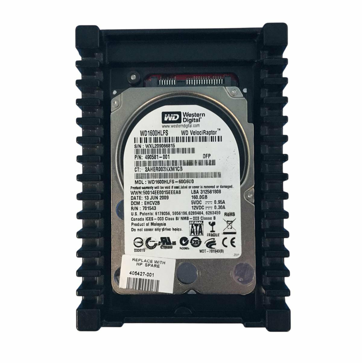Жесткий диск HP 160Gb 10000 SATA 2.5" HDD 490581-001