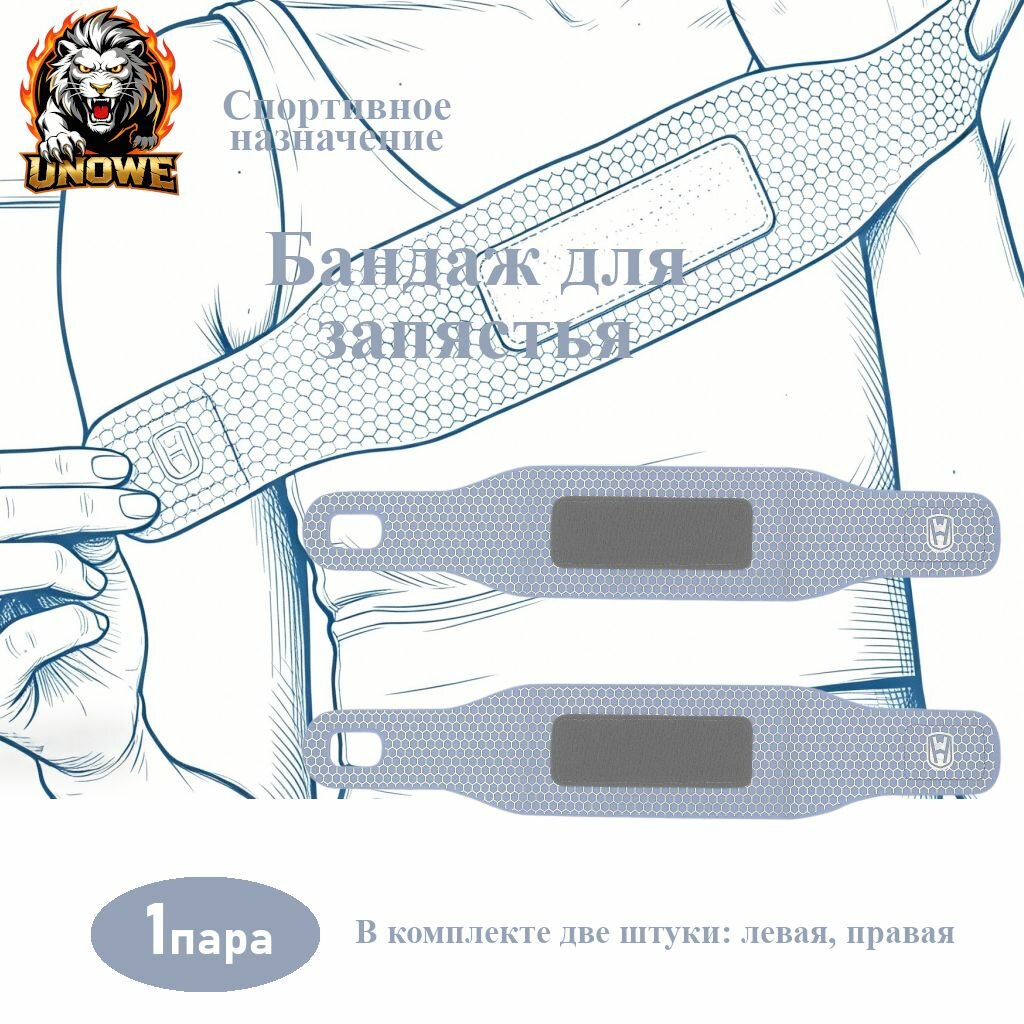 Синий Спортивный браслет на запястье1 пара. спортивные модели 2026 года выпуска