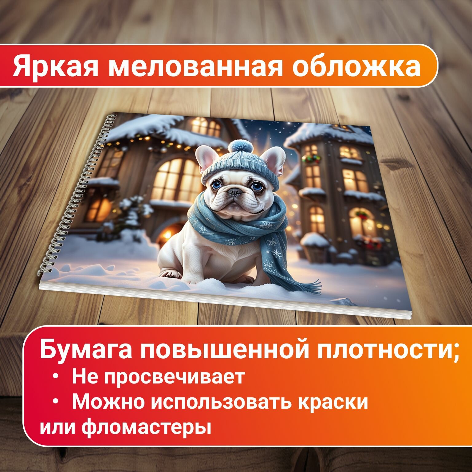 Альбом для рисования Собачка — фото 1
