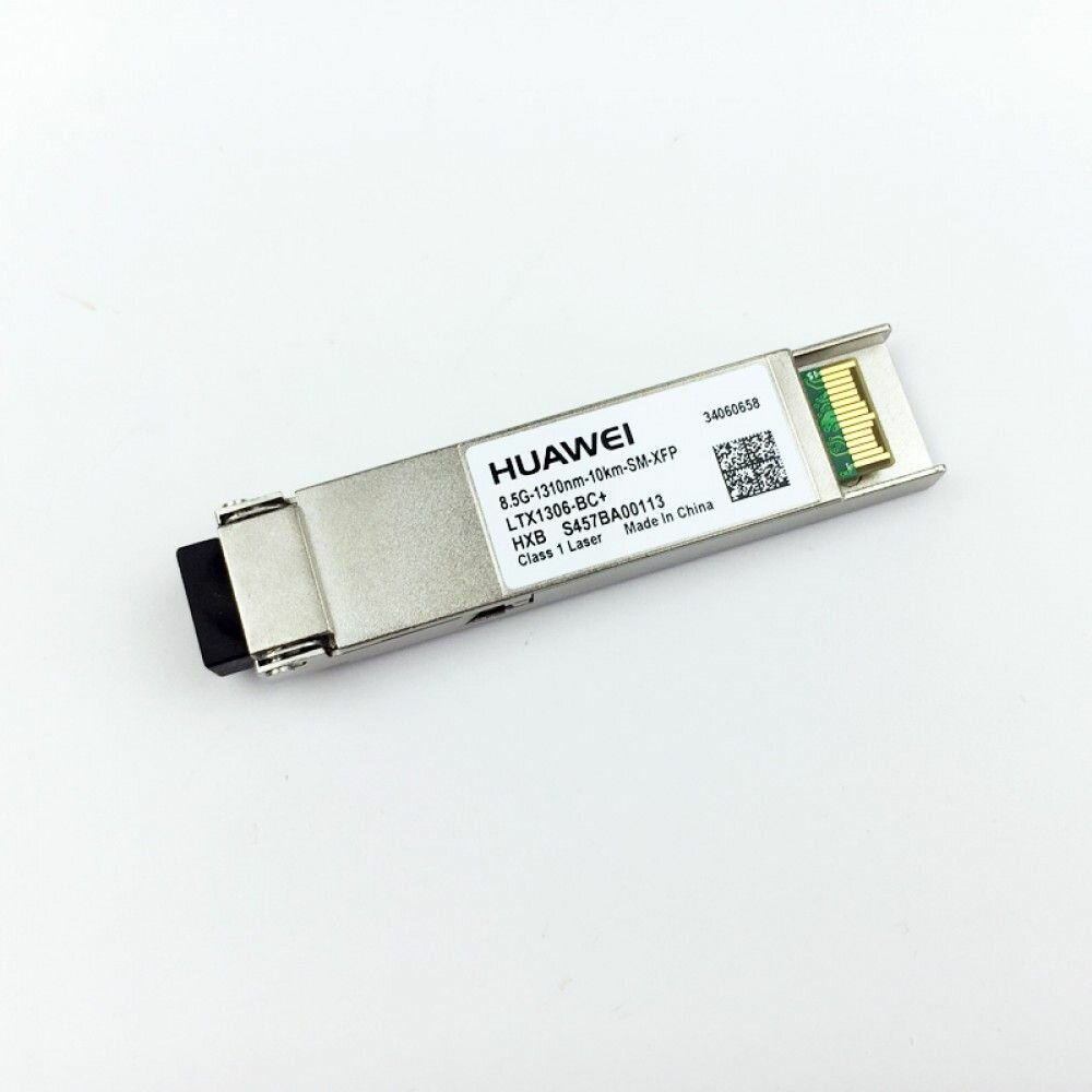 Трансивер Huawe* XFP 1310nm 8.5 10.5Gb/s 6dBm -1dBm 14.4dBm LC SM 10km (34060658)