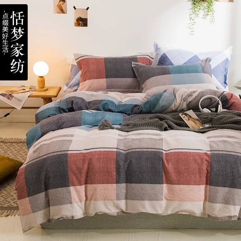 Tianmeng Home Textiles утолщенный комплект из четырех предметов из чистого хлопка Австралийский бархатный комплект