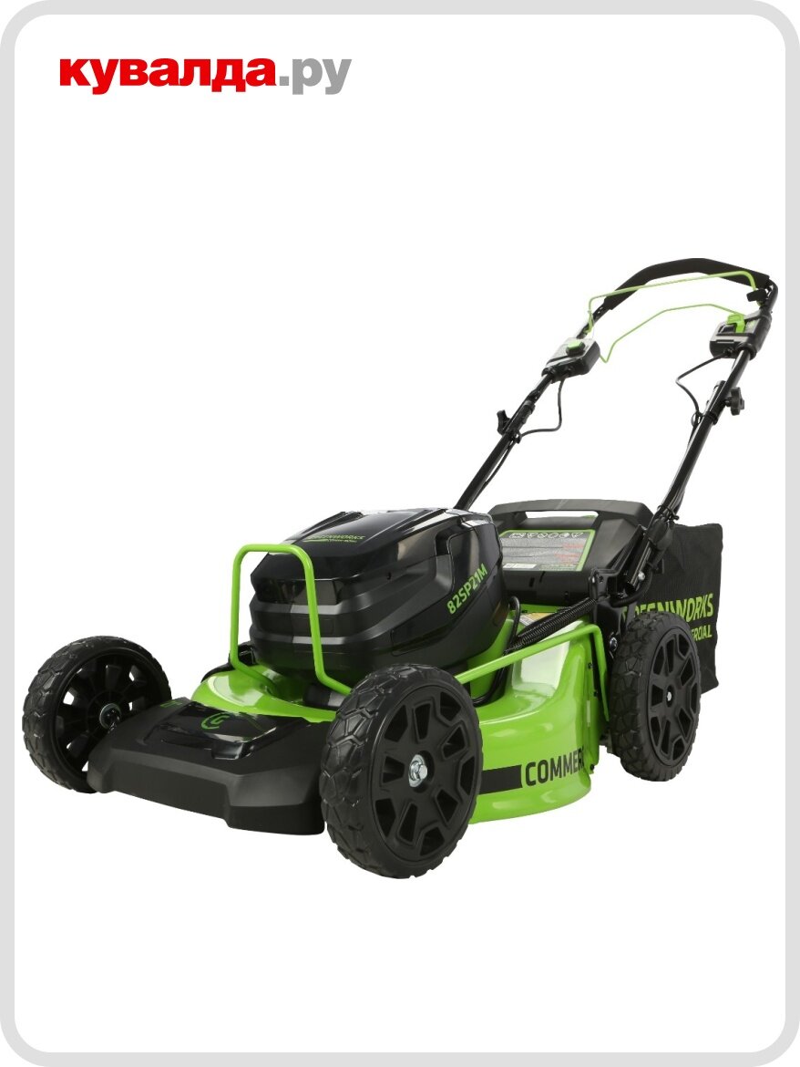 Газонокосилка аккумуляторная GREENWORKS GC82LM51SP2 82V, самоходная без АКБ и ЗУ
