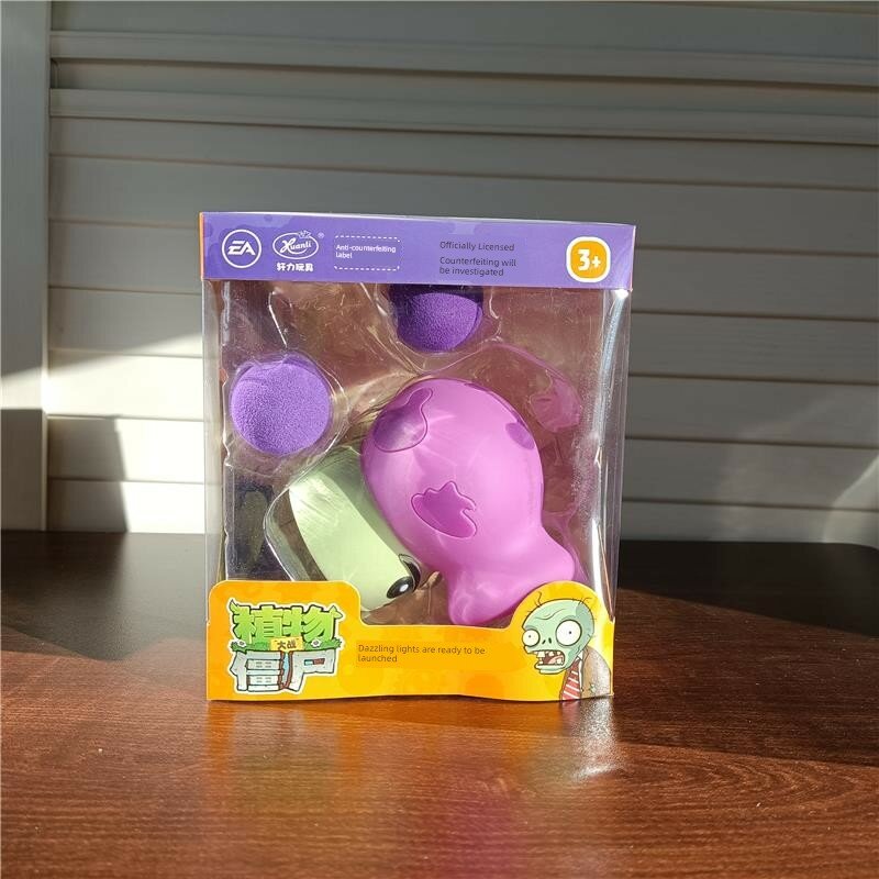 Индивидуально упакованные светящиеся игрушки Plants vs. Zombies: Солнечный цветок, Вишня, Острый перец, Лимон. Большой