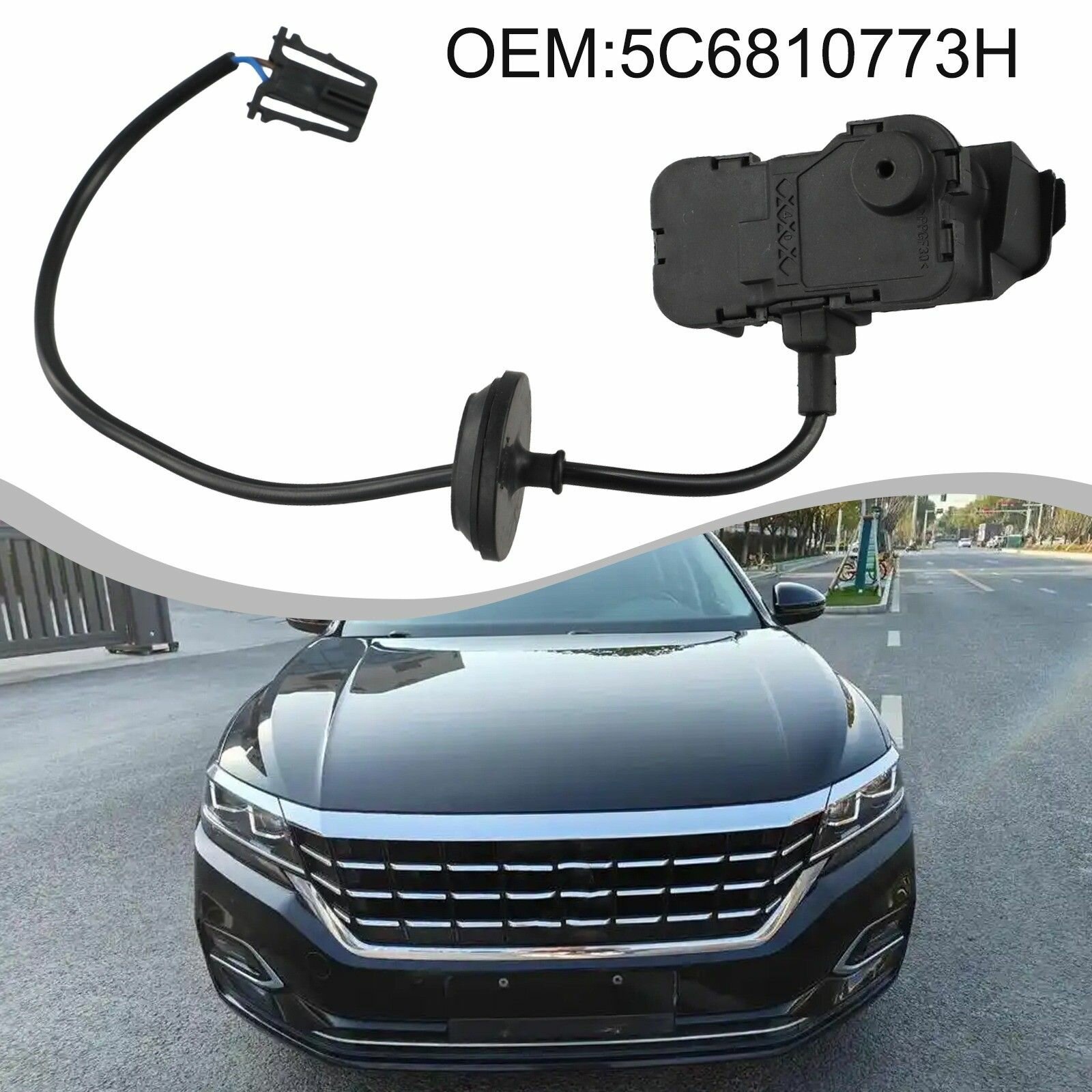 Соленоид привода крышки топливного лючка для Golf Mk7 2013-2019, мотор центрального замка, OEM 5C6810773A для Jetta