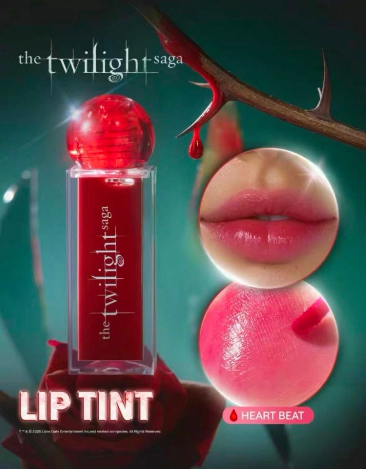 Тинт для губ Sheglam & Twilight Collaboration - Heart Beat