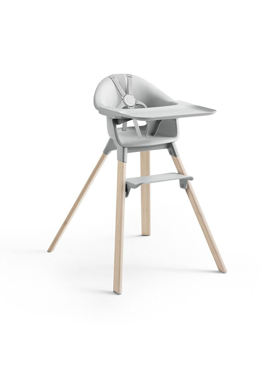 Стульчик Stokke Clikk Bamboo Серый (Cloud Grey) 695801