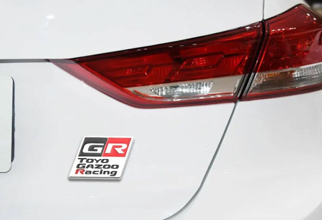 Наклейка автомобильная GR Gazoo Racing Toyota логотип эмблема 3D шильдик декаль для кузова авто