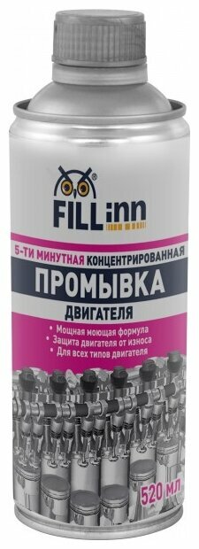 Промывка двигателя FILL INN FL017 520мл 5мин