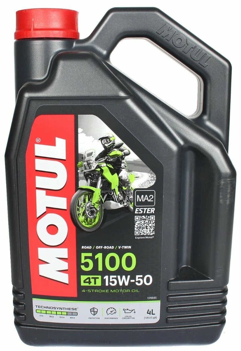 Масло моторное MOTUL 5100 4T 15W-50 4л. 104083