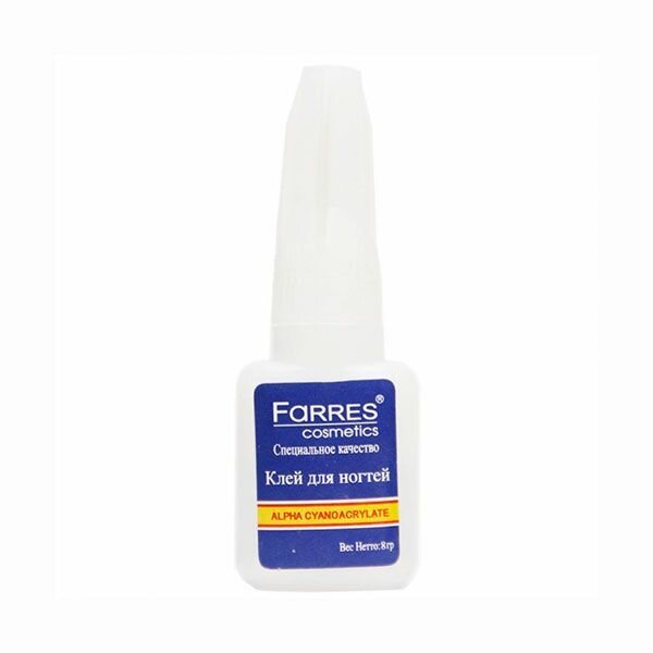 Farres cosmetics Клей для ногтей с кисточкой, 8 г