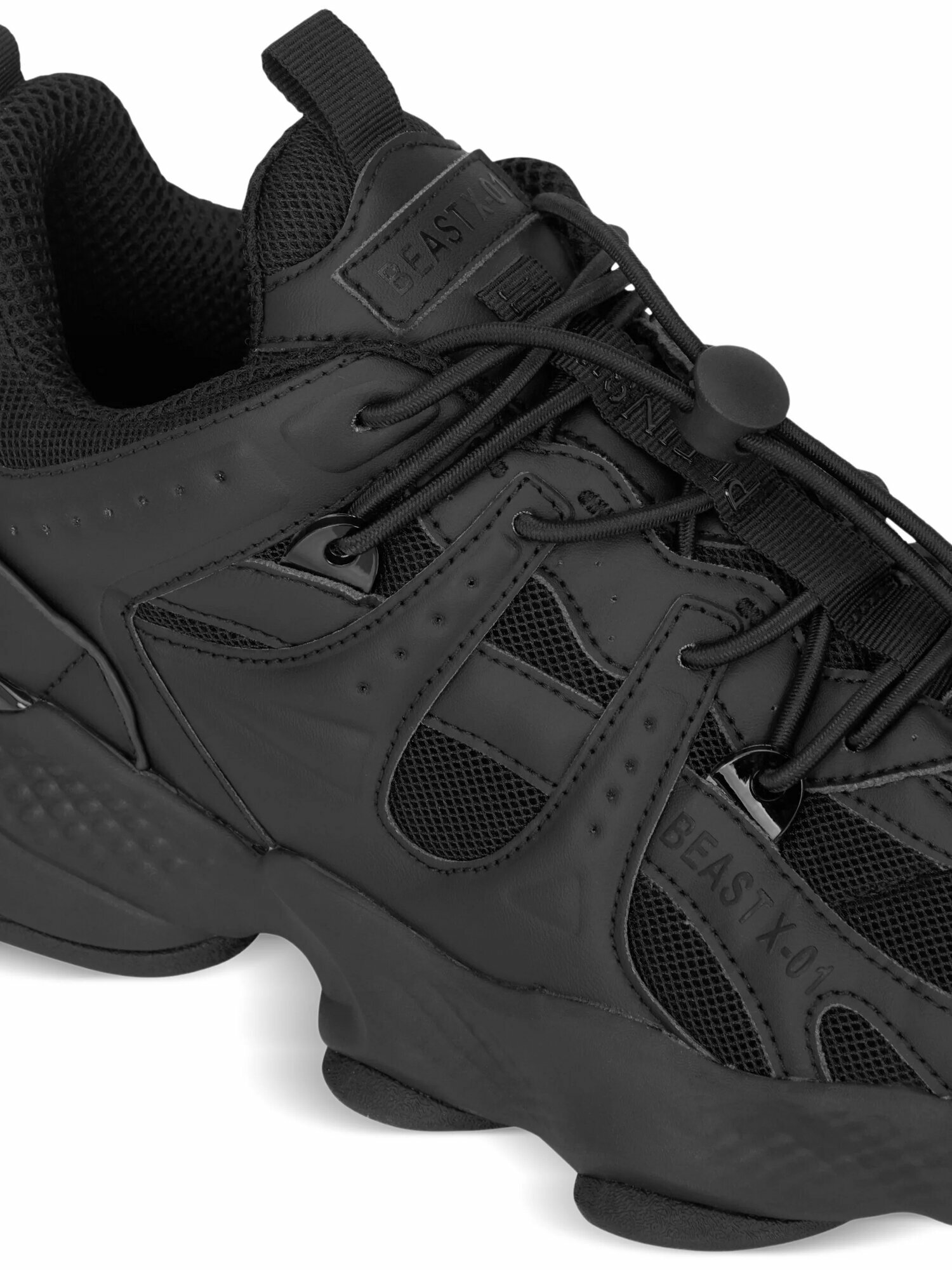 Кроссовки PLEIN SPORT Runner Beast X-01 panelled sneakers, размер 38 — фото 1