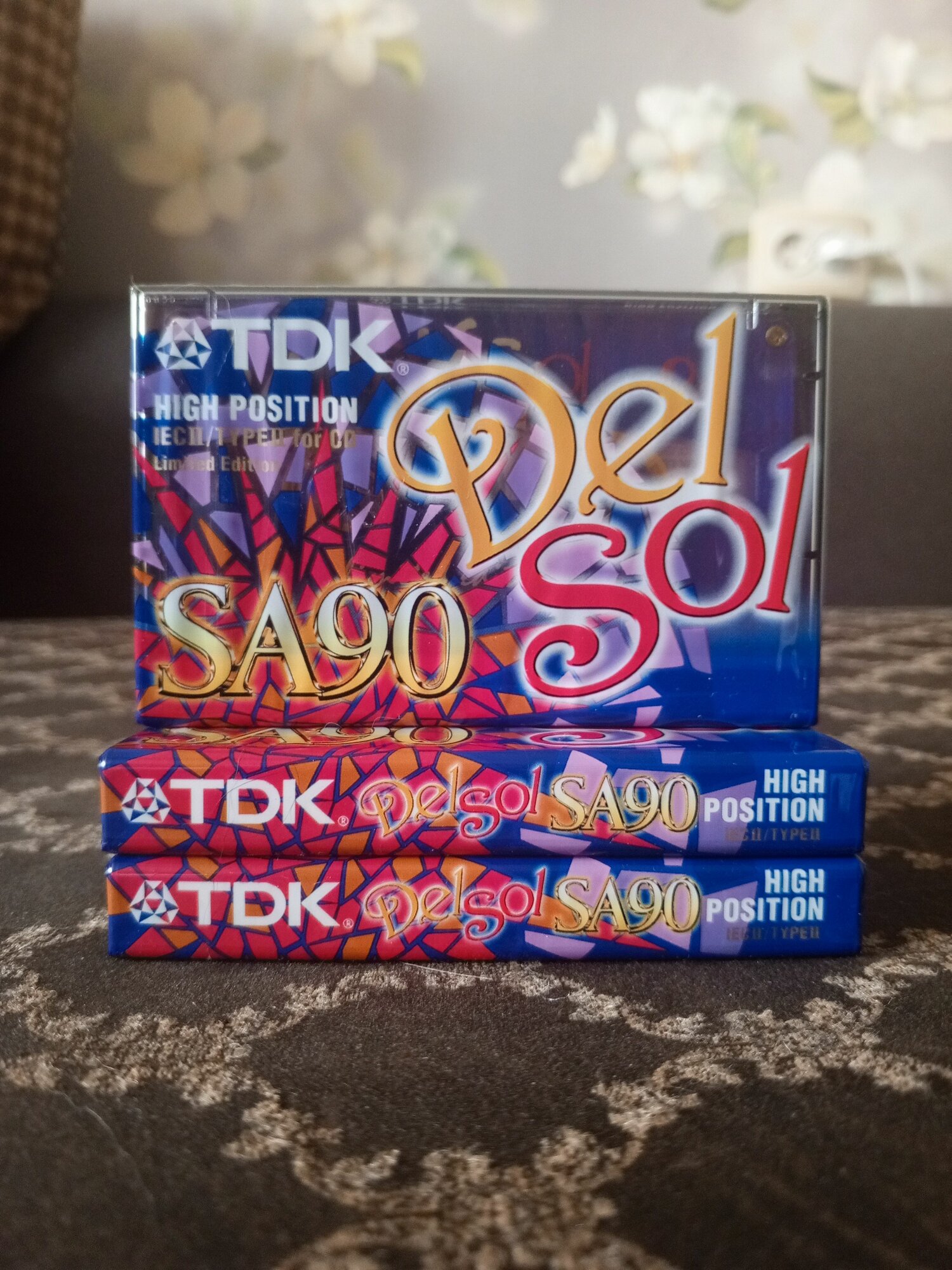 Аудиокассета TDK SA90 Del crom 1997 - 2000 г, в (1 шт)
