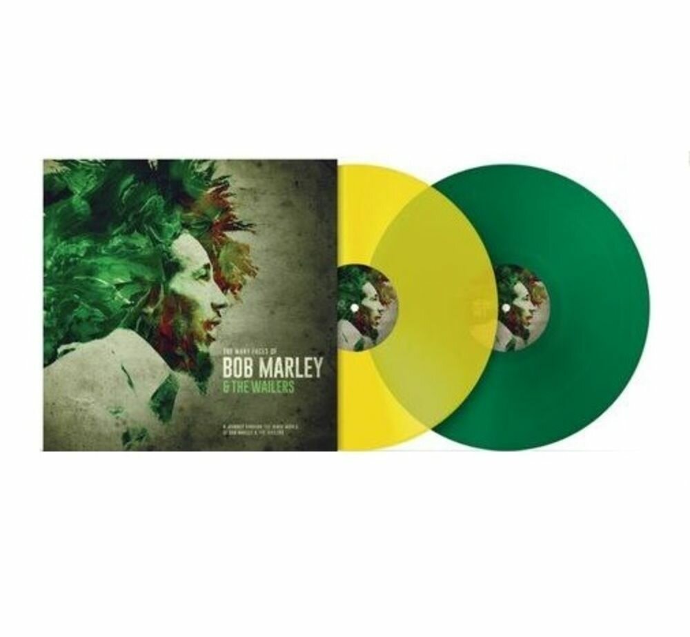VARIOUS ARTISTS - The Many Faces Of Bob Marley (2LP, Желтый и Зеленый Транспарентный Винил) Виниловая Пластинка