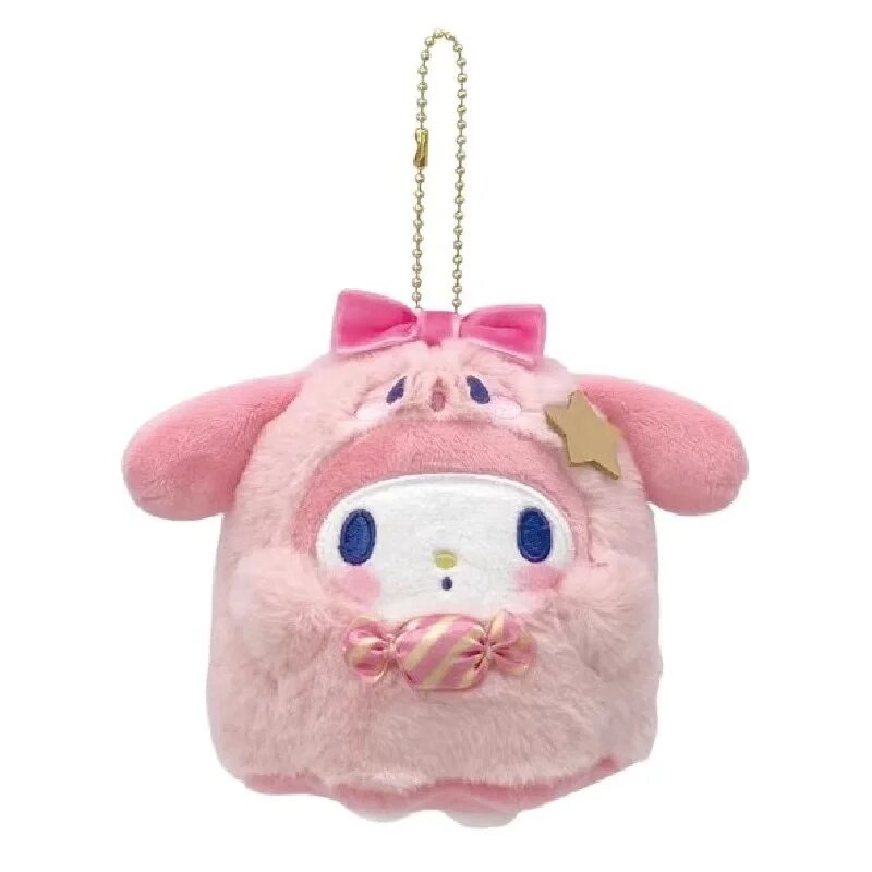MINISO Милый призрак из серии «Хэллоуинские конфеты»: Куроми Синнаморолл, KT, кот, мультяшная Hello Kitty, плюшевая игрушка, брелок для сумки, подарок на Хэллоуин,