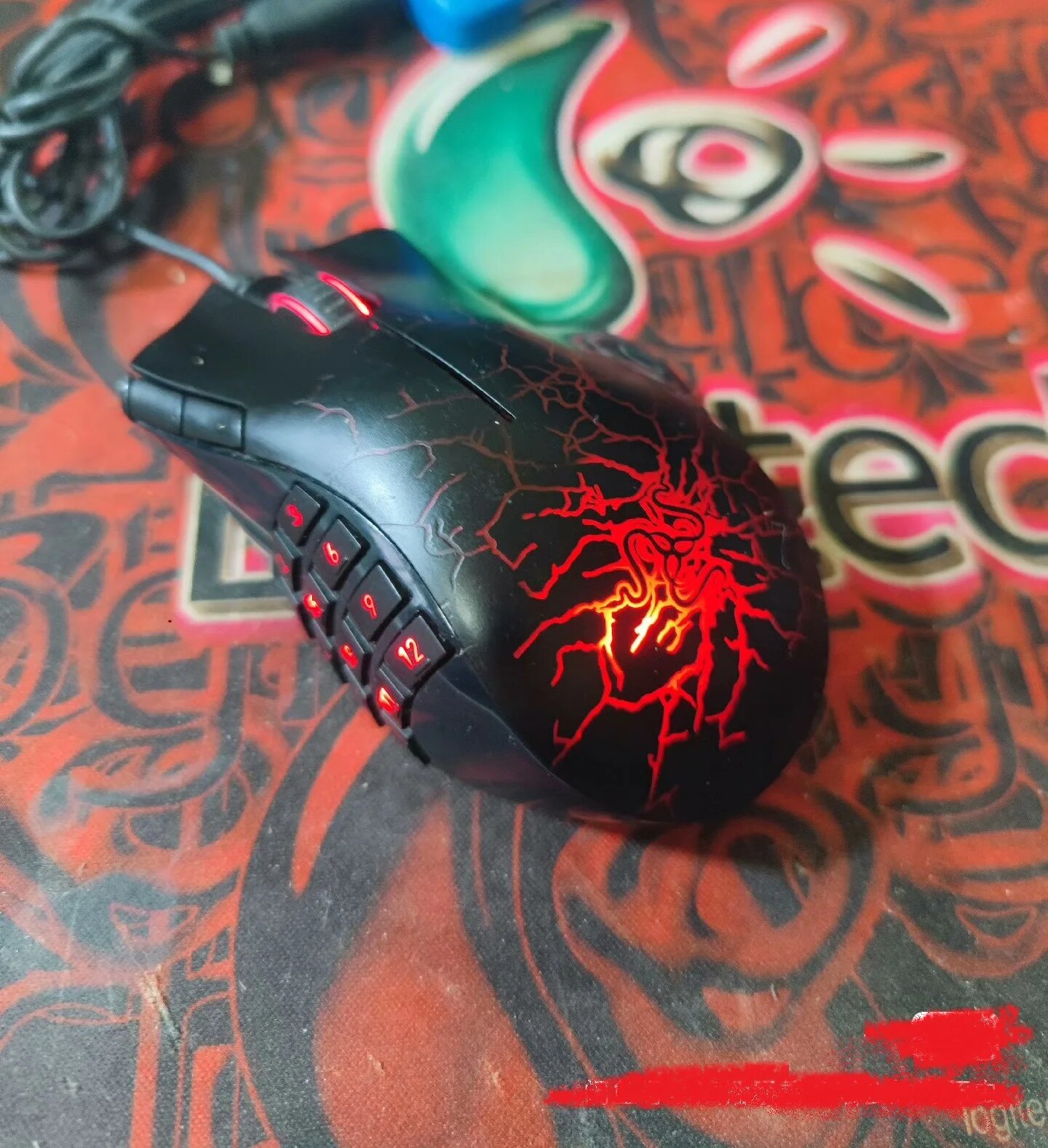 Мышь проводная Razer Naga Molten — фото 1