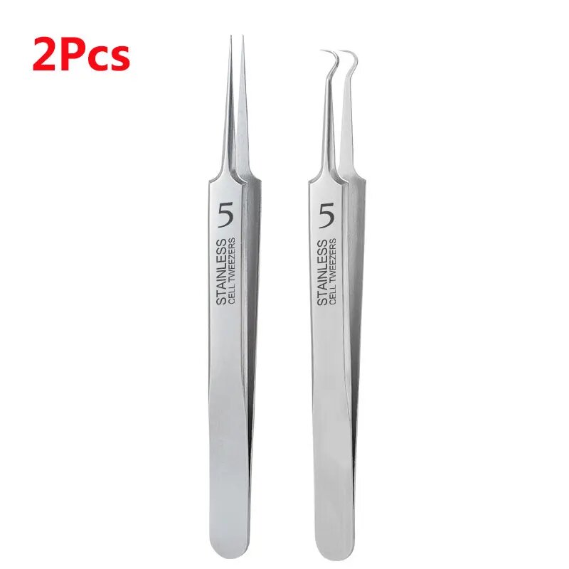 Немецкий ультратонкий пинцет для удаления прыщей 2Pcs C