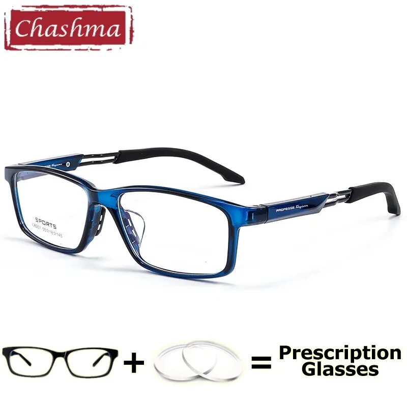 Мужские очки Chashma Transparent Blue фотохромные