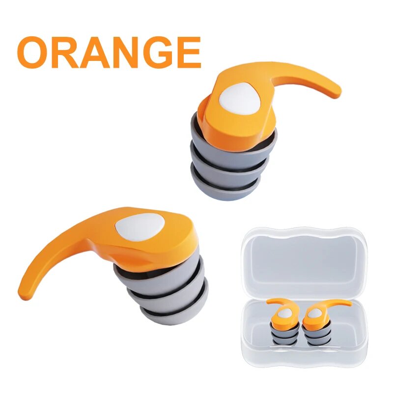 Водонепроницаемые беруши YUNGLR для сна Оранжевый, orange