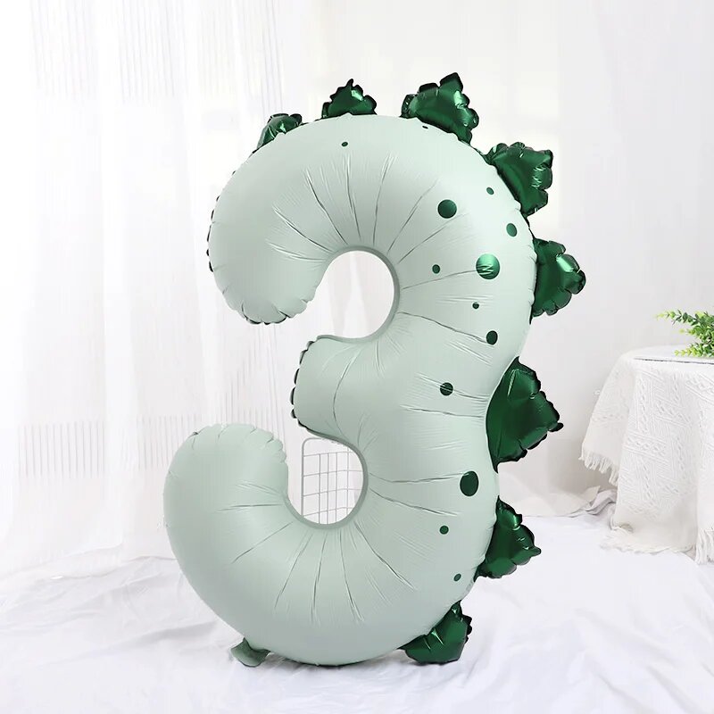 Фольгированные шары-цифры для дня рождения ZQNYCY Зеленый, light green-3