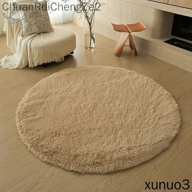 Круглый коврик для гостиной и спальни 100cm