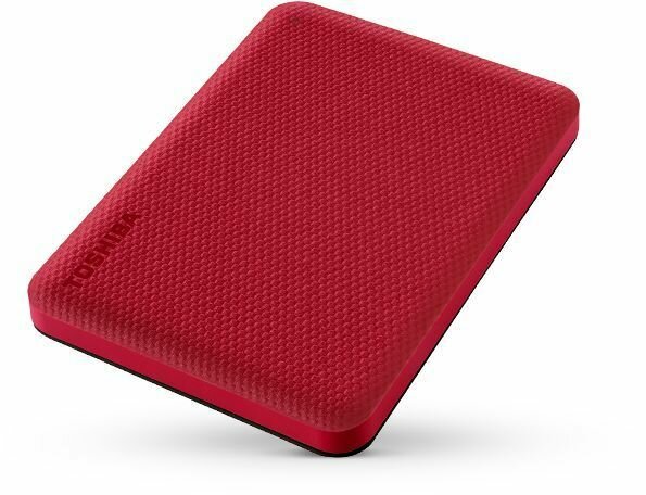 Внешний жесткий диск 4TB Toshiba Canvio Advance USB 3.2 Gen1, красный (HDTCA40ER3CA)