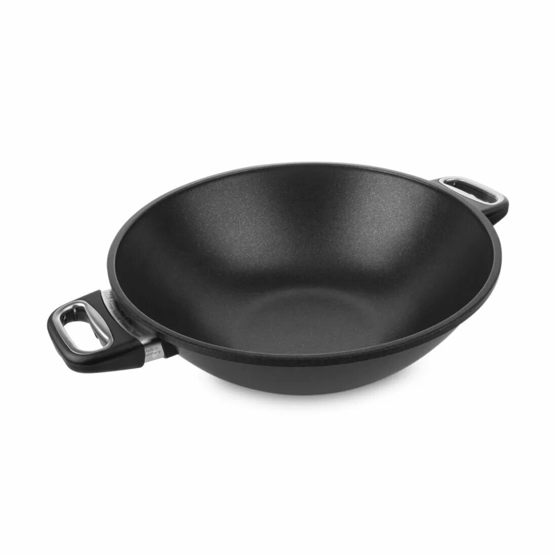 Вок AMT Frying Pans Titan AMT-I-1132, алюминий, антипригарное титановое покрытие, черный, 32см