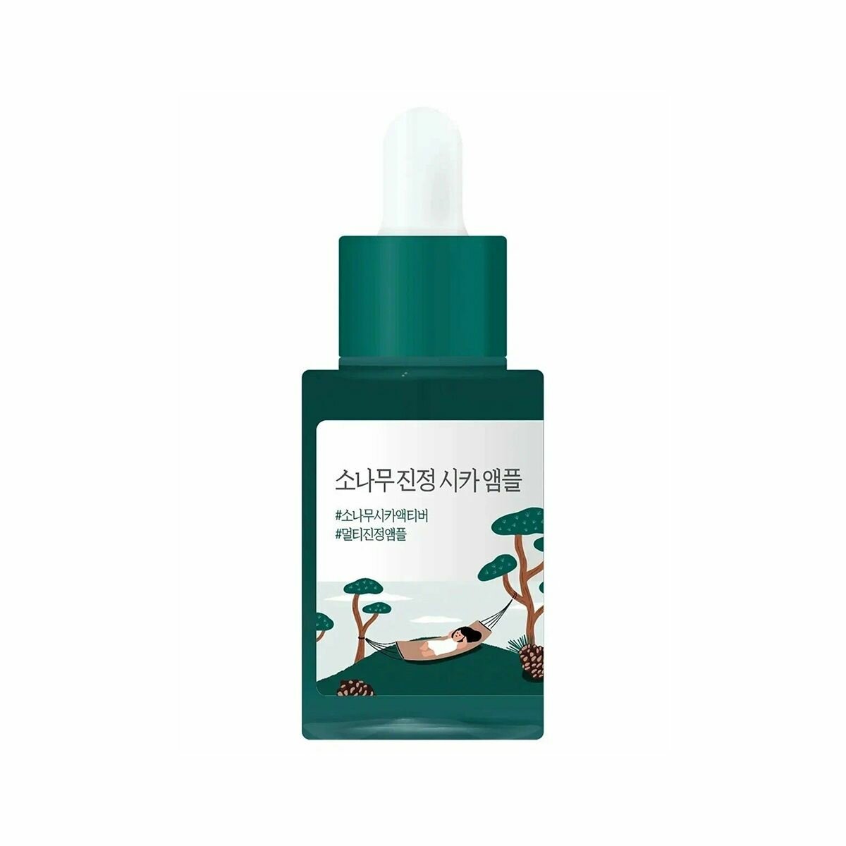 ROUND LAB PINE CALMING CICA AMPOULE Успокаивающая сыворотка для проблемной кожи с экстрактами сосны и центеллы азиатской 30мл