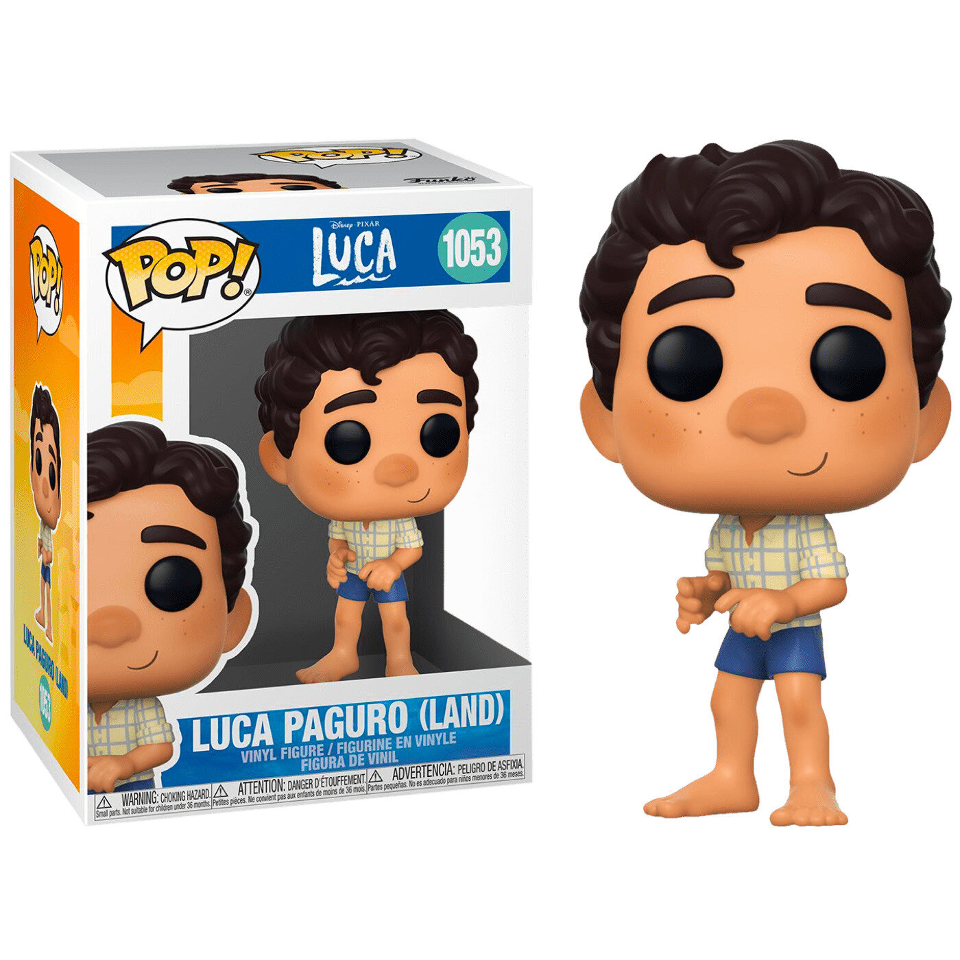 Фигурка Funko POP Luca Paguro in Land Form из мультфильма Luca / Лука Пагуро человек Фанко ПОП