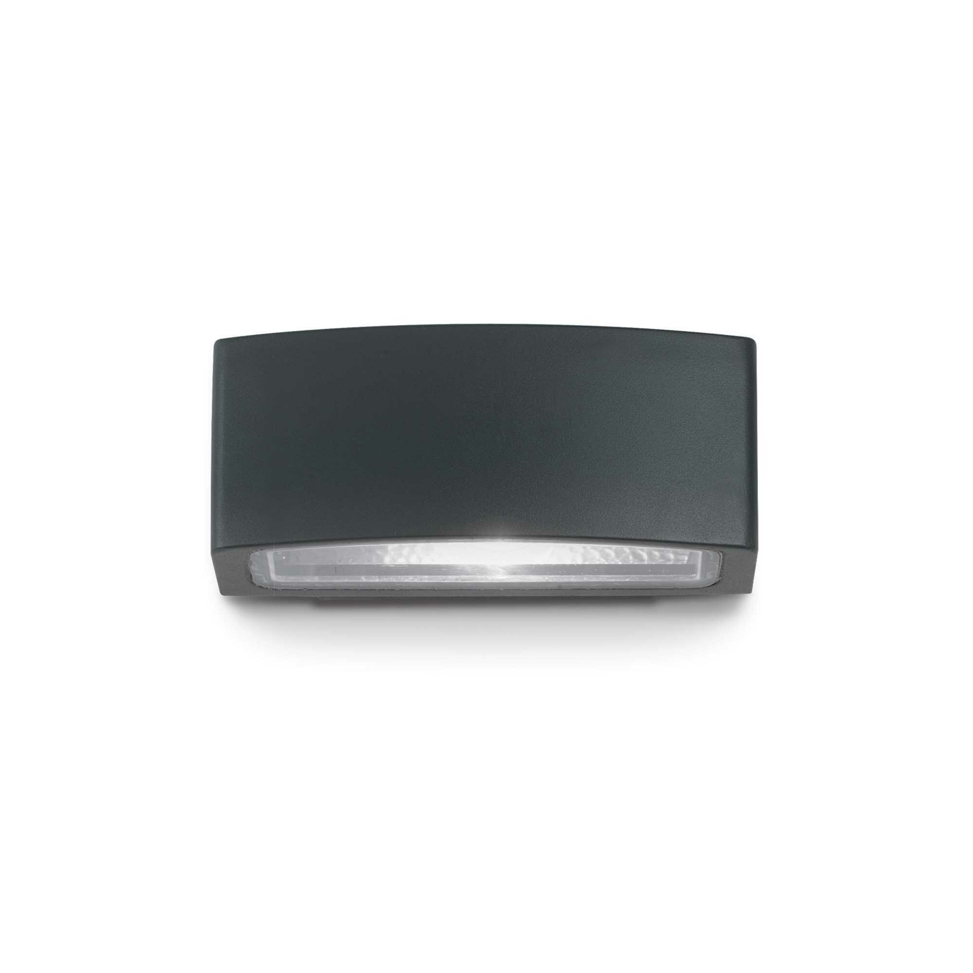 Светильник уличный настенный ideal lux Andromeda AP1 макс.1х60Вт IP55 Е27 230В Черный/Белый Алюминий/Стекло Без лампы 061597.