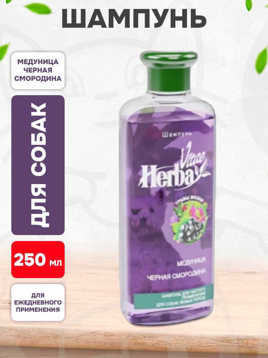 Шампунь Herba Vitae, для частого применения для собак, 250мл