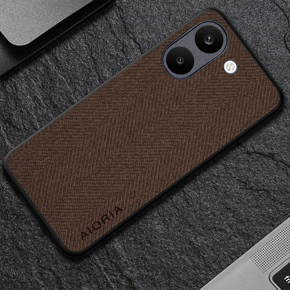 Коричневый чехол для Xiaomi Poco X8 Pro
