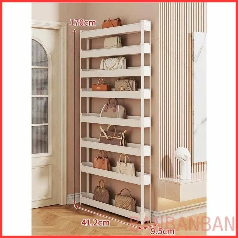 Этажерка, 8 секц, ABS пластик, 9.5х41.2х170 см