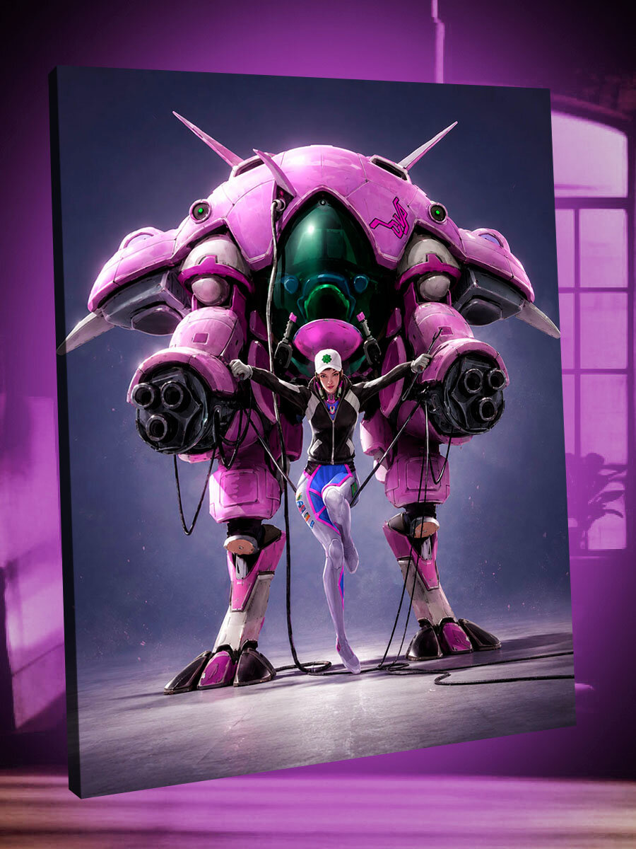 Интерьерная картина Арт в стиле Overwatch