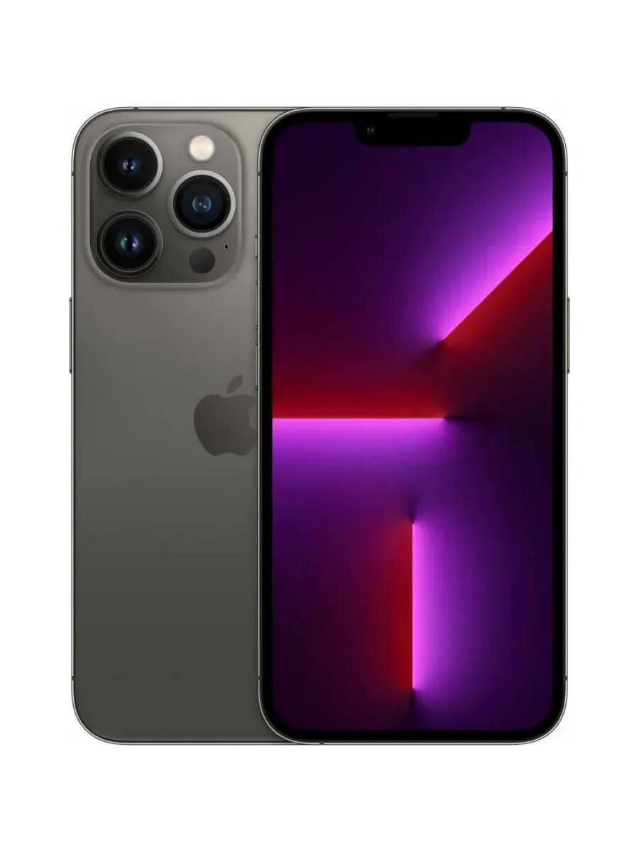 Оригинал новыйоригинальное качество СмартфонApple iPhone 13 Pro, Двухслотовый дизайн лотка SIM-карт, 256GB, черный/Black
