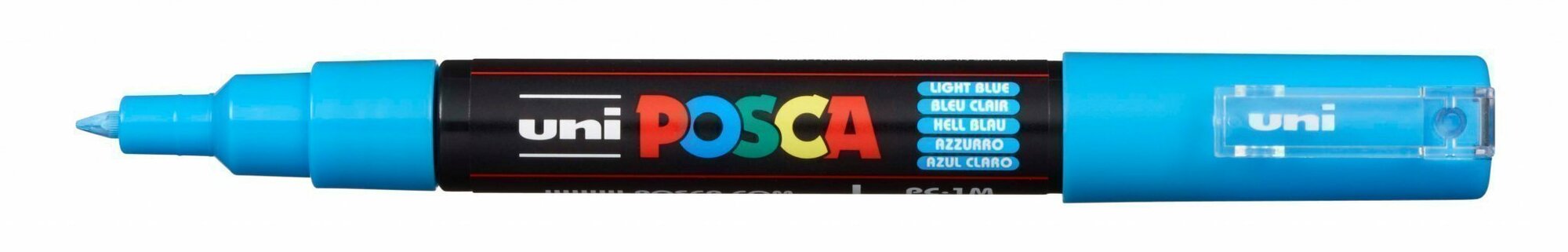 Маркер Uni POSCA PC-1M голубой 0,7 мм цвет 8 1 шт, ,