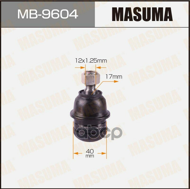 Опора шаровая L/R MITSUBISHI Pajero Pinin 99-07 Masuma арт. MB-9604
