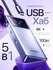 UGREEN USB Type-C концентратор CM888, 7 в 1, HDMI, RJ-45 Ethernet, 4K@60Hz, 100W...