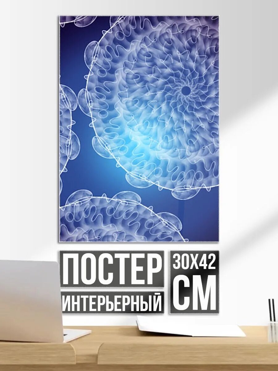 Постер на стену Гигантские морские медузы