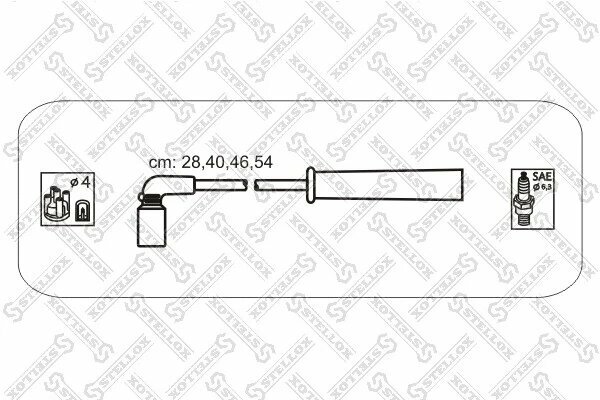 Провода высоковольтные комплект Stellox 10-30044-SX