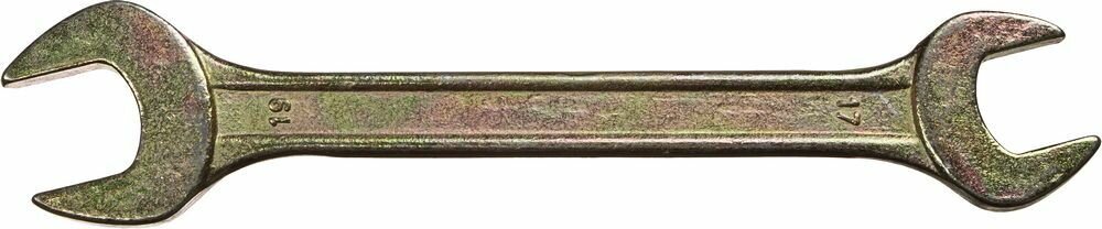 DEXX 17 x 19 мм, рожковый гаечный ключ (27018-17-19)