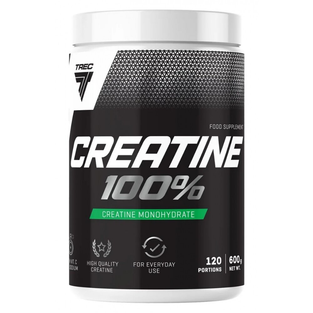 Креатин Trec Nutrition Creatine 100%, 600 г, Вкус Unflavored / Без вкусовых добавок